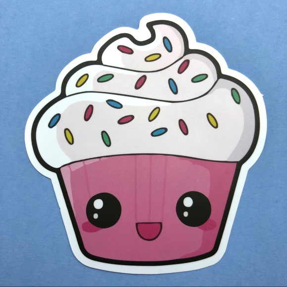 Accessories | 110 Happy Cupcake Sticker Vsco | Poshmark
